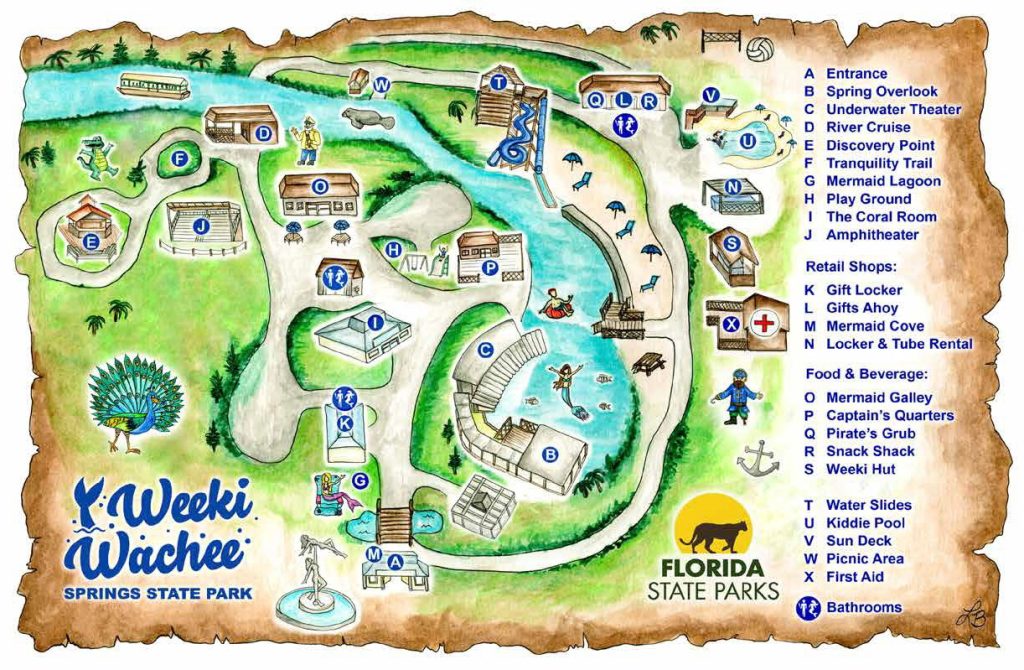 Map & Directions - Weeki Wachee Springs State Park
